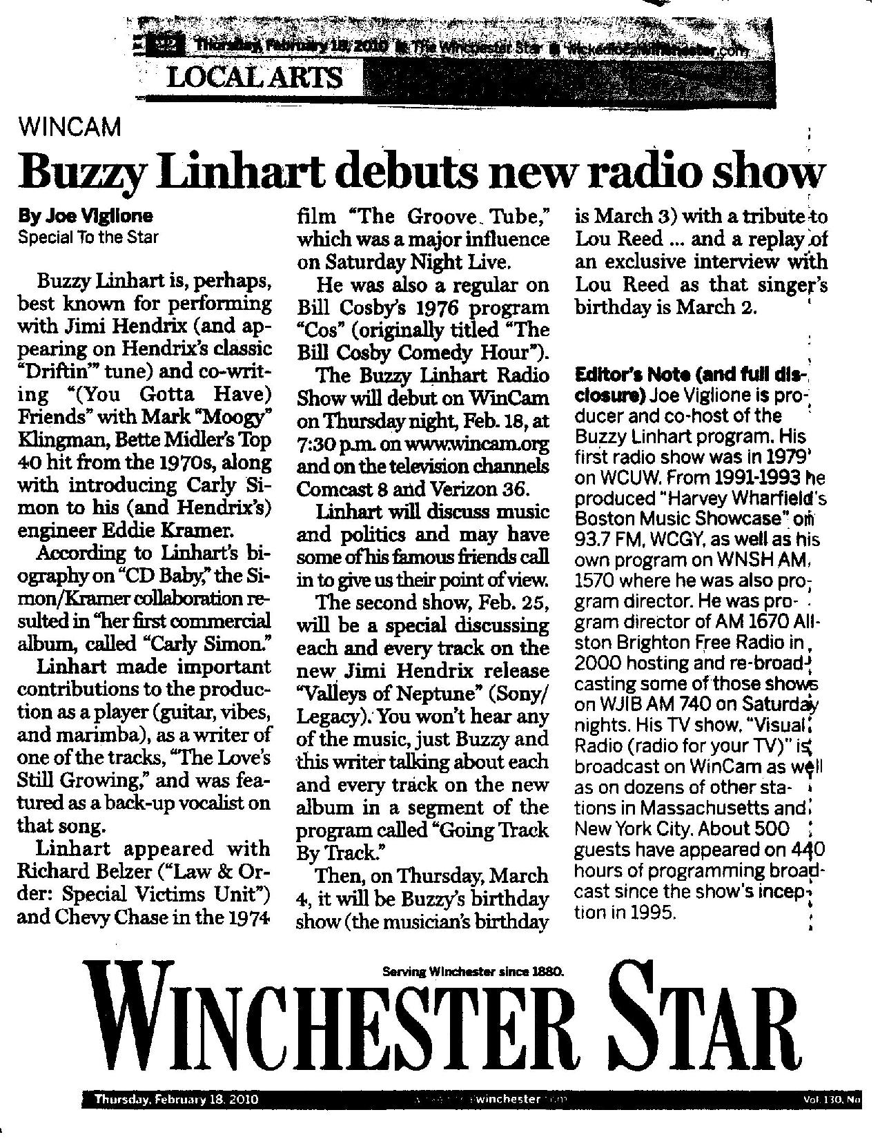 Buzzy Linhart Blog | JoeViglione.com